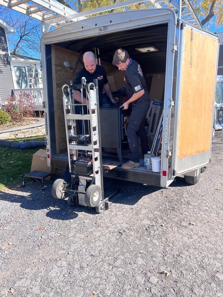 Big Ash Fireplace & Stove Pictures of an Install at John Welch's! - Jim ...